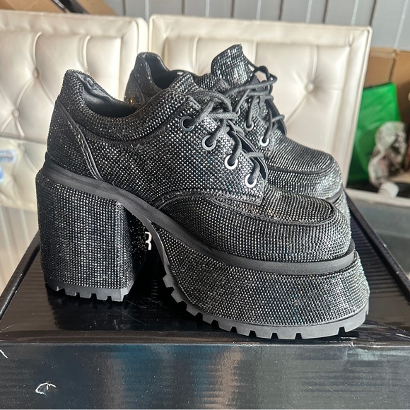 Current Mood | Shoes | Current Mood Acting Up Platform Oxfords 7 Black ...
